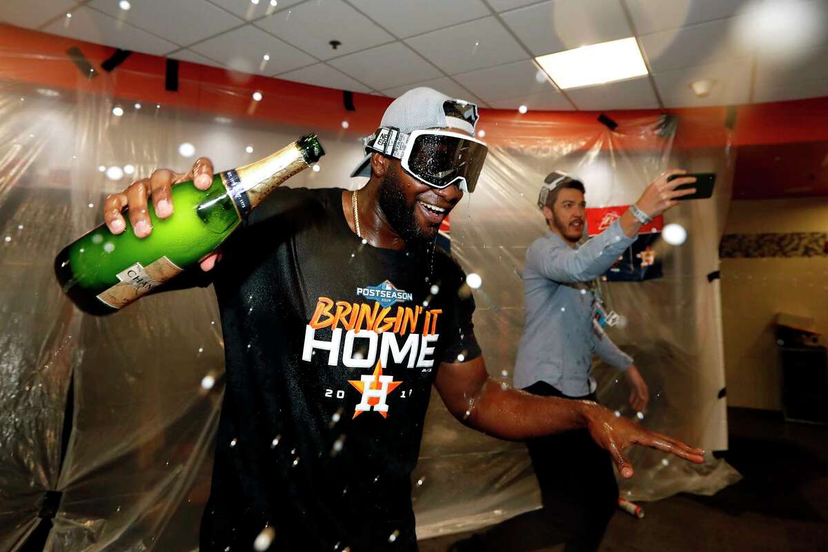 Inside the Astros' ALDS clubhouse celebration