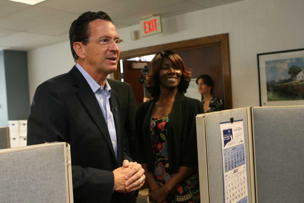 In the field, Malloy touts experience