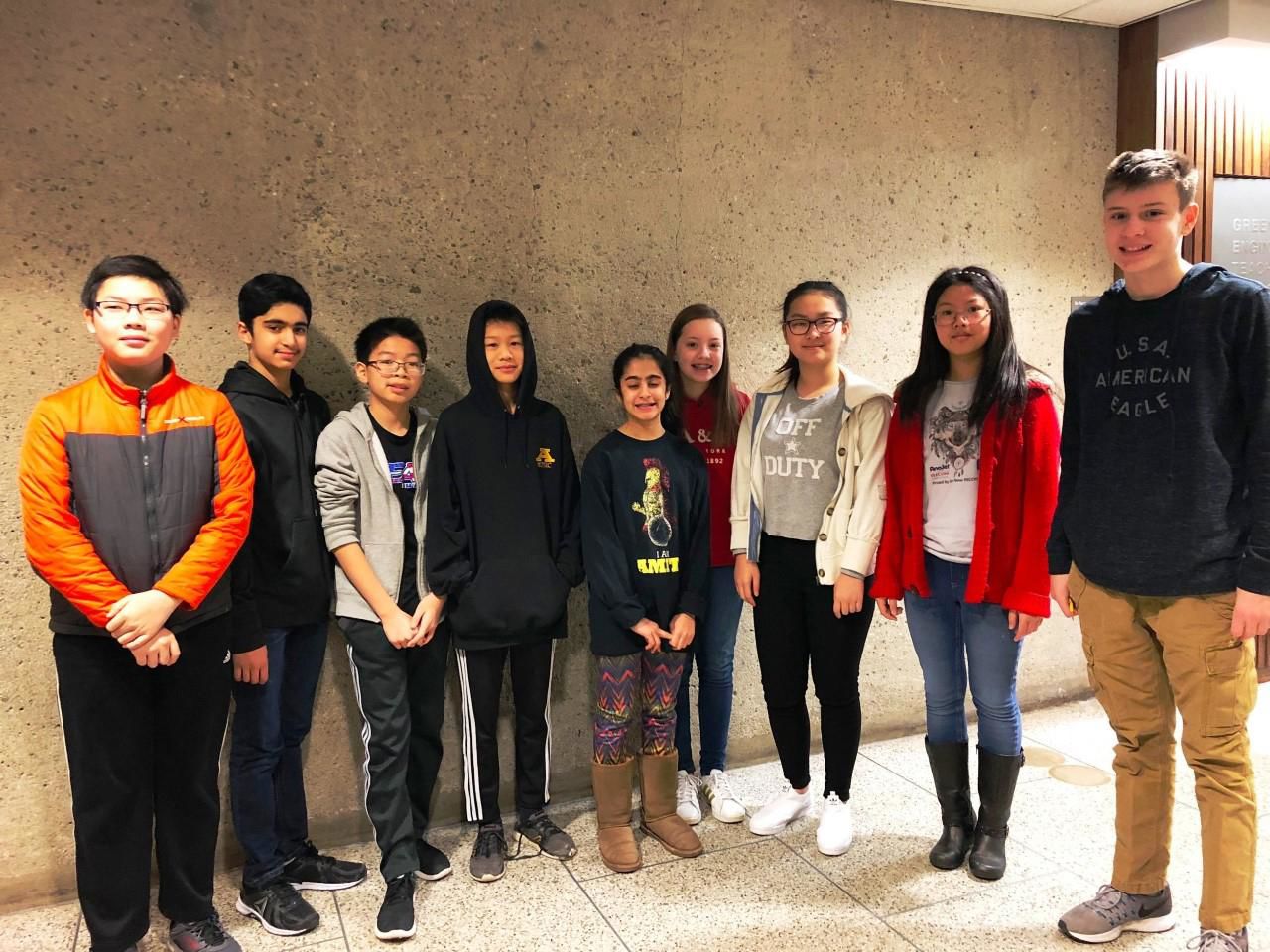 Students attend Math Counts competition