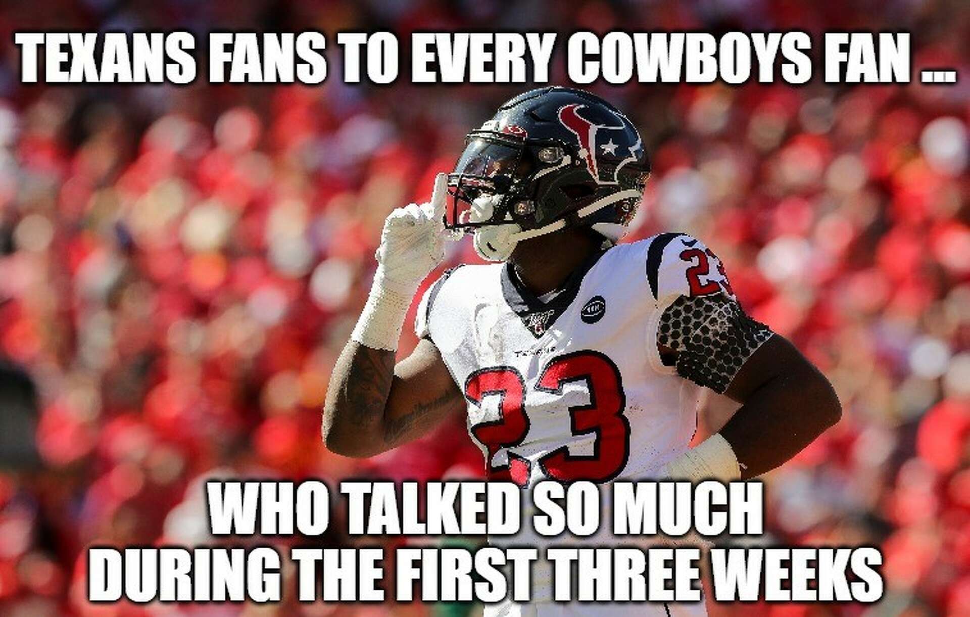 Hilarious memes praise Texans' win, mock Cowboys' loss