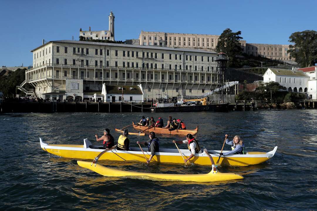 Old technique takes new tule reed boat to Alcatraz to mark Indian ...