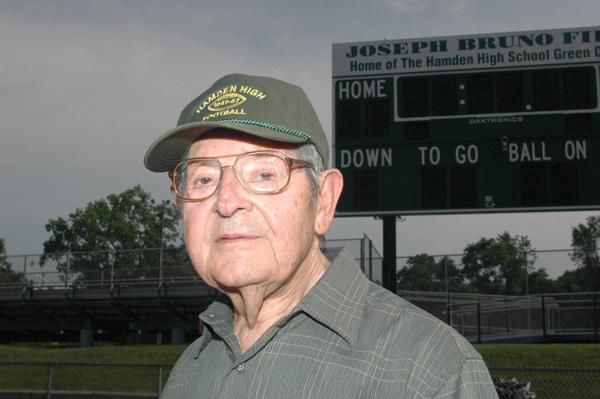 Hamden names athletic field in Bruno's honor