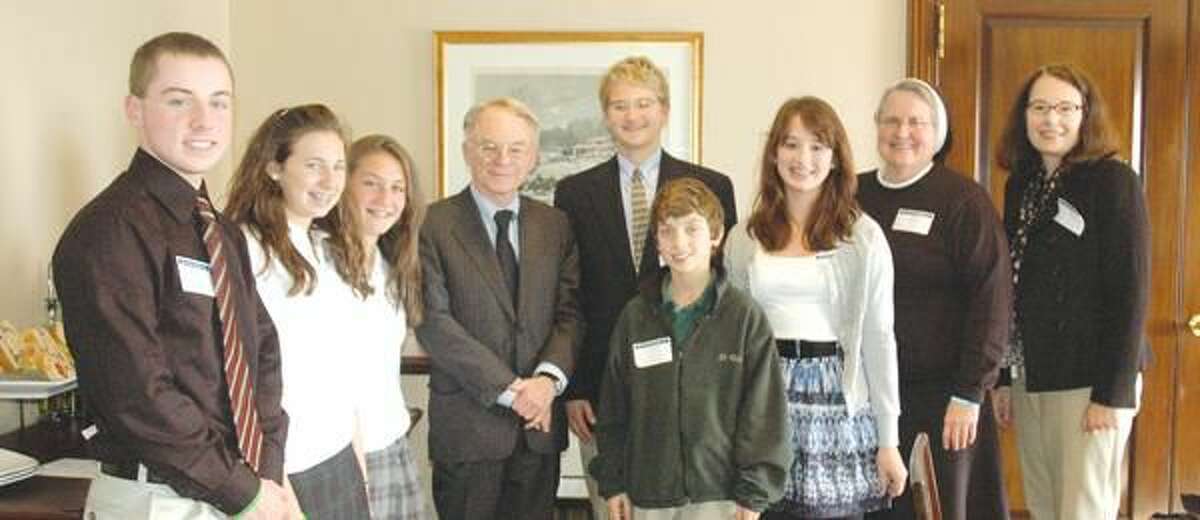 St. Rita students meet prominent N.Y. attorney