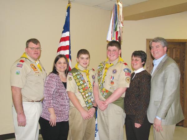 Eagle Scout rank awarded to Hamden Scouts