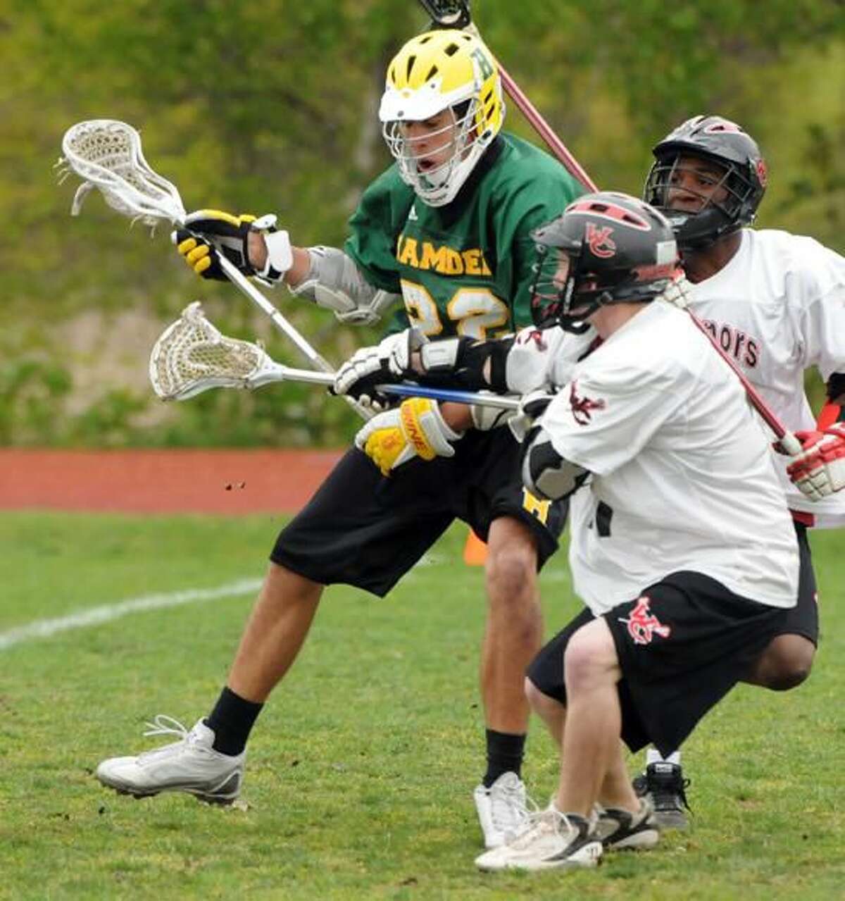 BOYS' LACROSSE ROUNDUP: Hamden rolls over Wilbur Cross (photos)