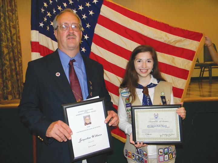 Curran Memorial Award presented to Jacqueline Williams of Hamden