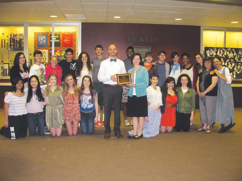 NHHS music and art students presented plaque in memory of Brenna ...