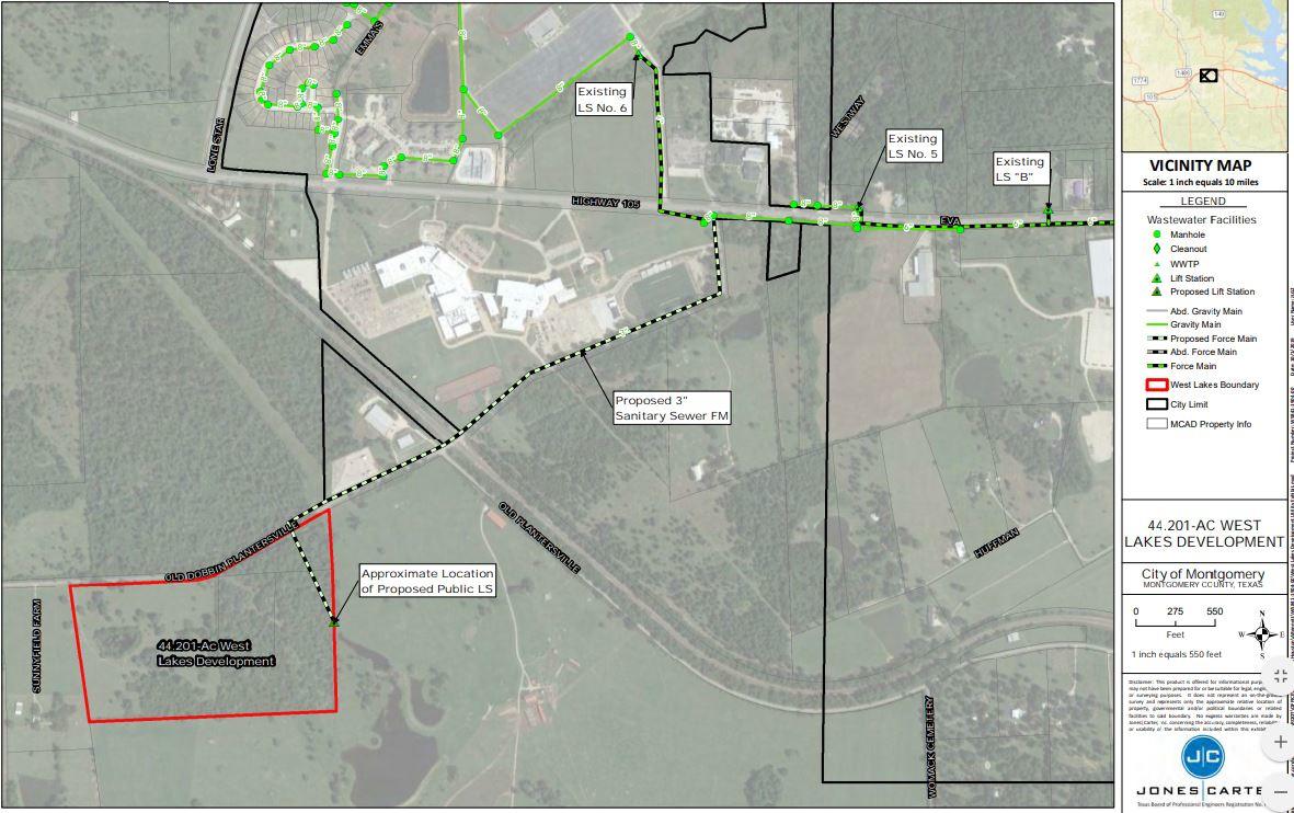 Proposed Montgomery development requires annexation, shared services