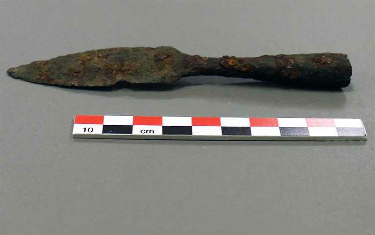 Hiker digs up 1,000-year-old iron weapon