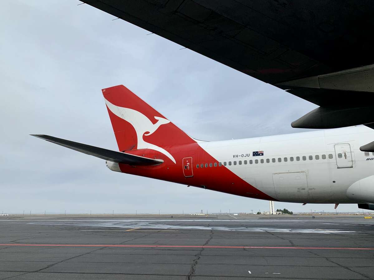 A Qantas 747 moves on to a second career