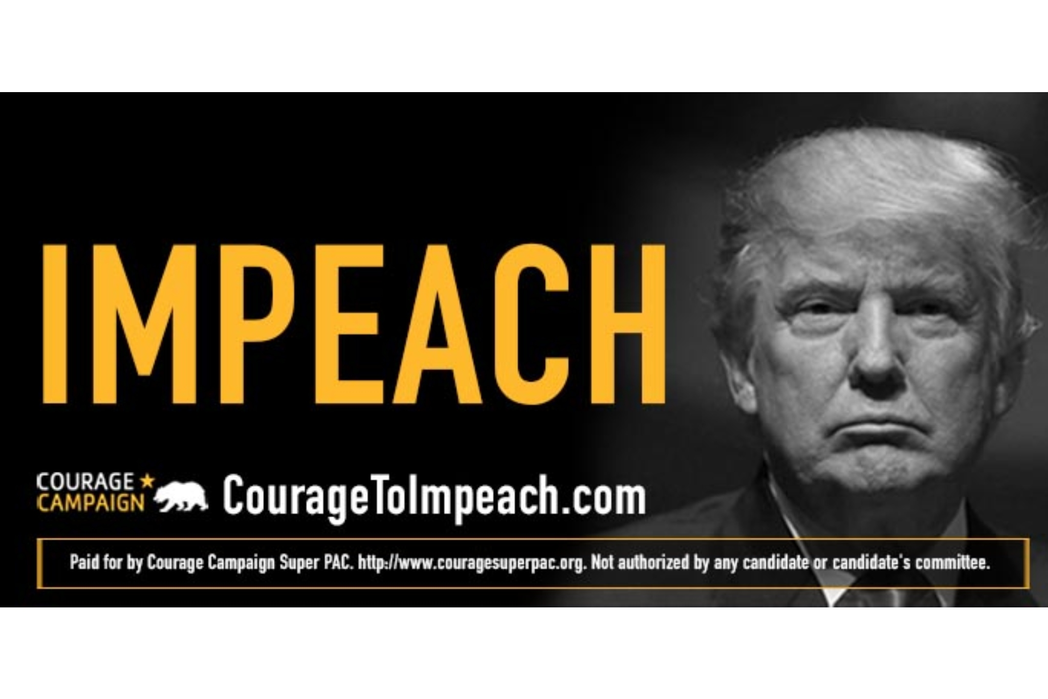 Impeach Donald Trump billboard pops up in SF's Fisherman's Wharf