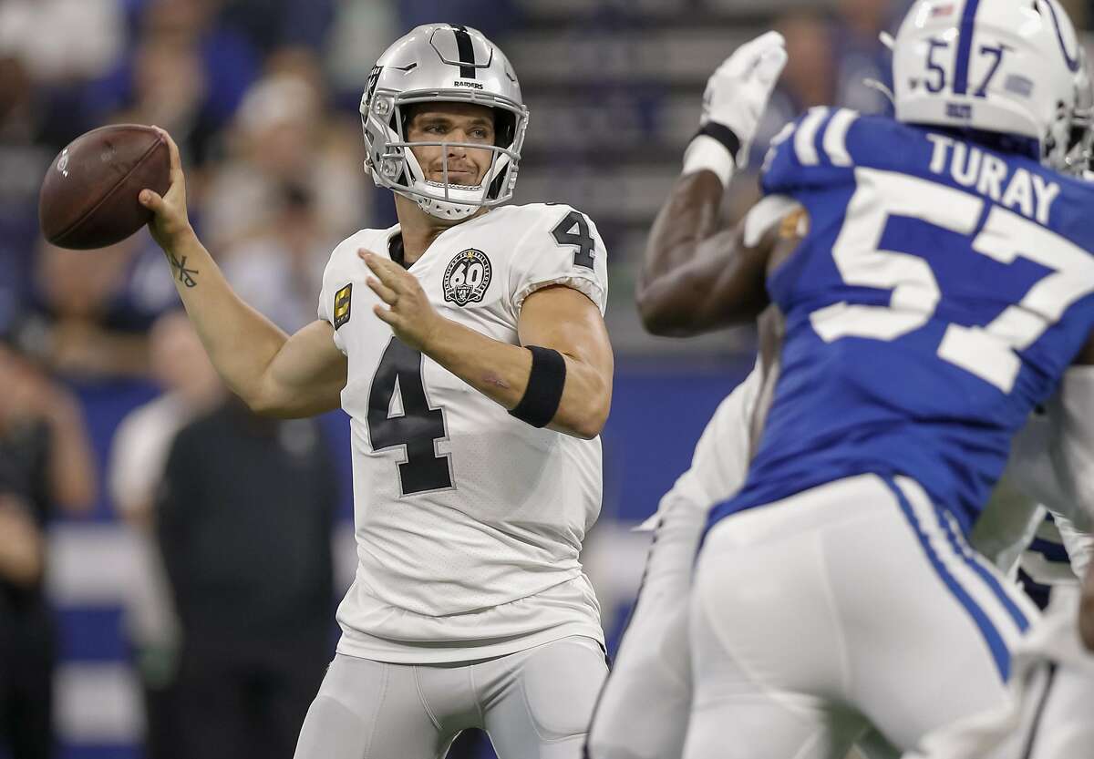 Derek Carr and the Raiders offense strive for balance