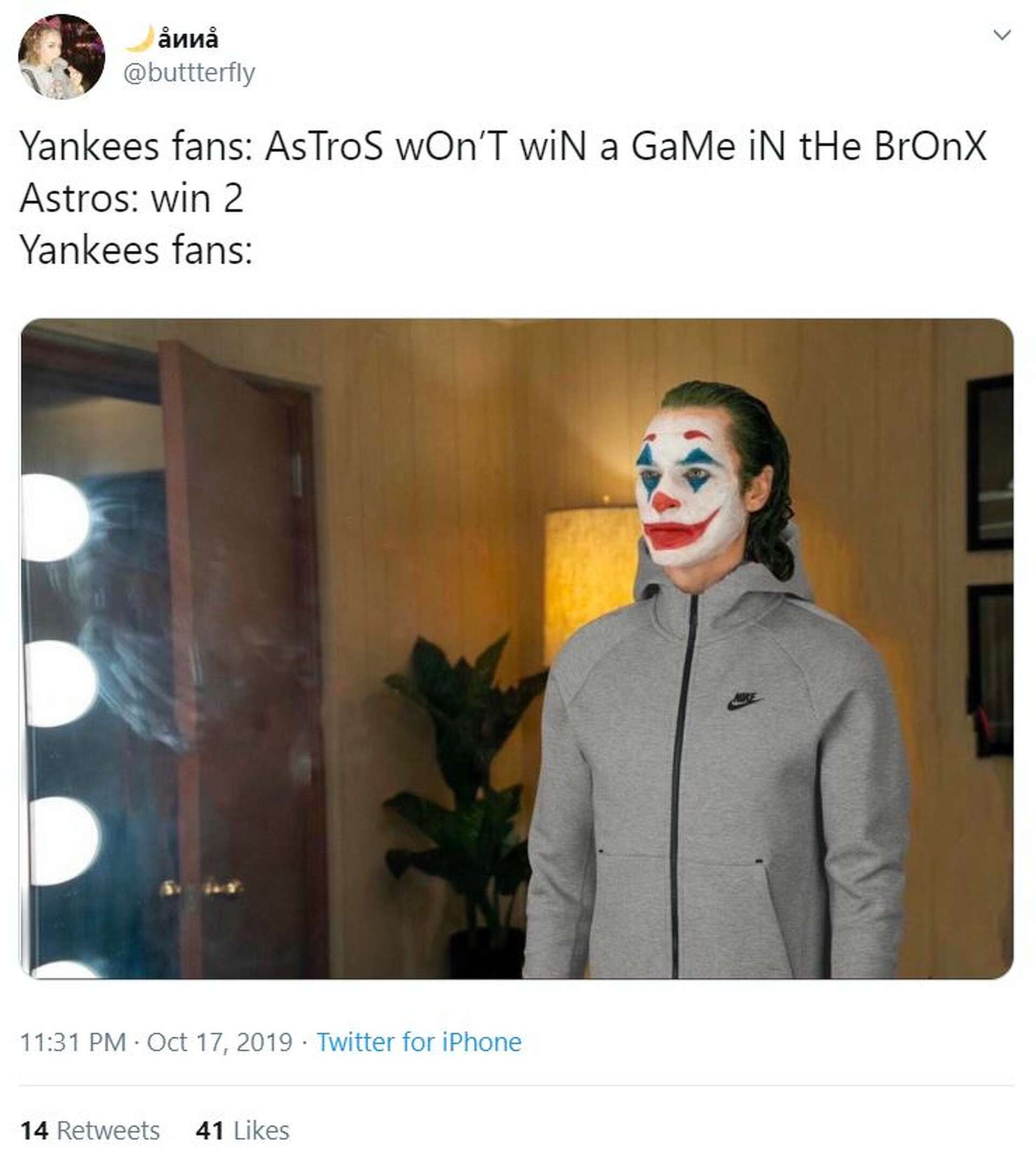 Memes hilariously roast 'trash' Yankees fans as Astros leave New York ...