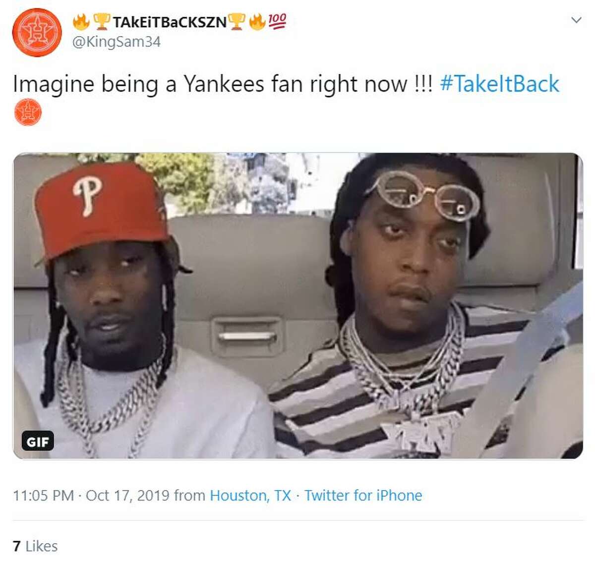 Memes hilariously roast 'trash' Yankees fans as Astros leave New York ...