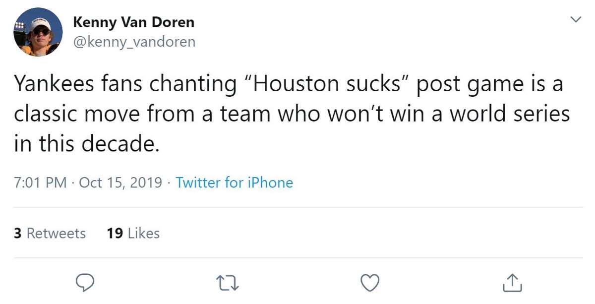 Memes hilariously roast 'trash' Yankees fans as Astros leave New York ...