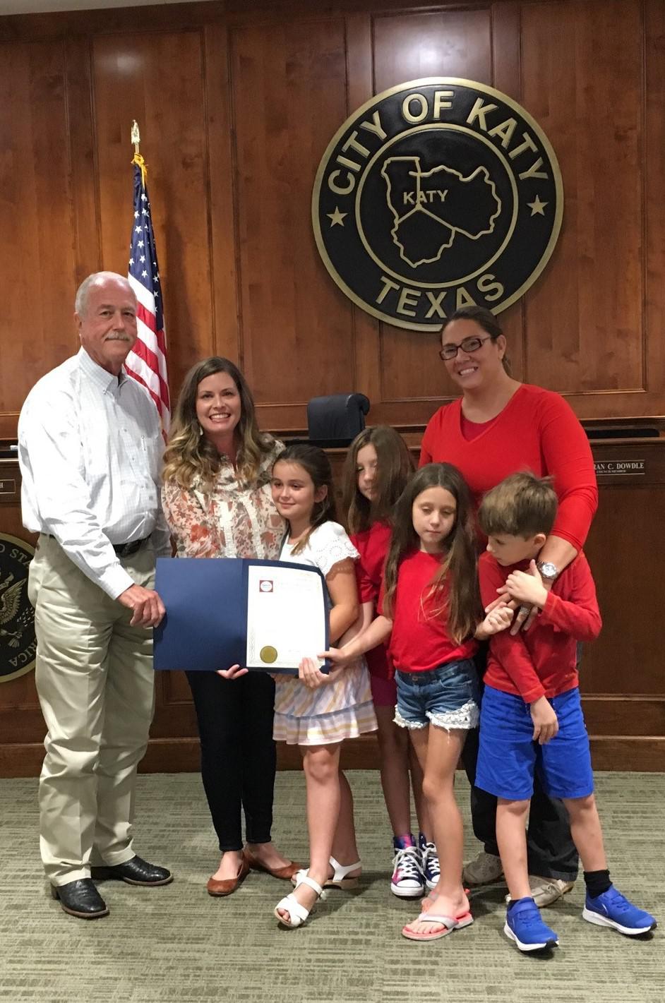 Katy mayor calls attention to dyslexia in proclamation