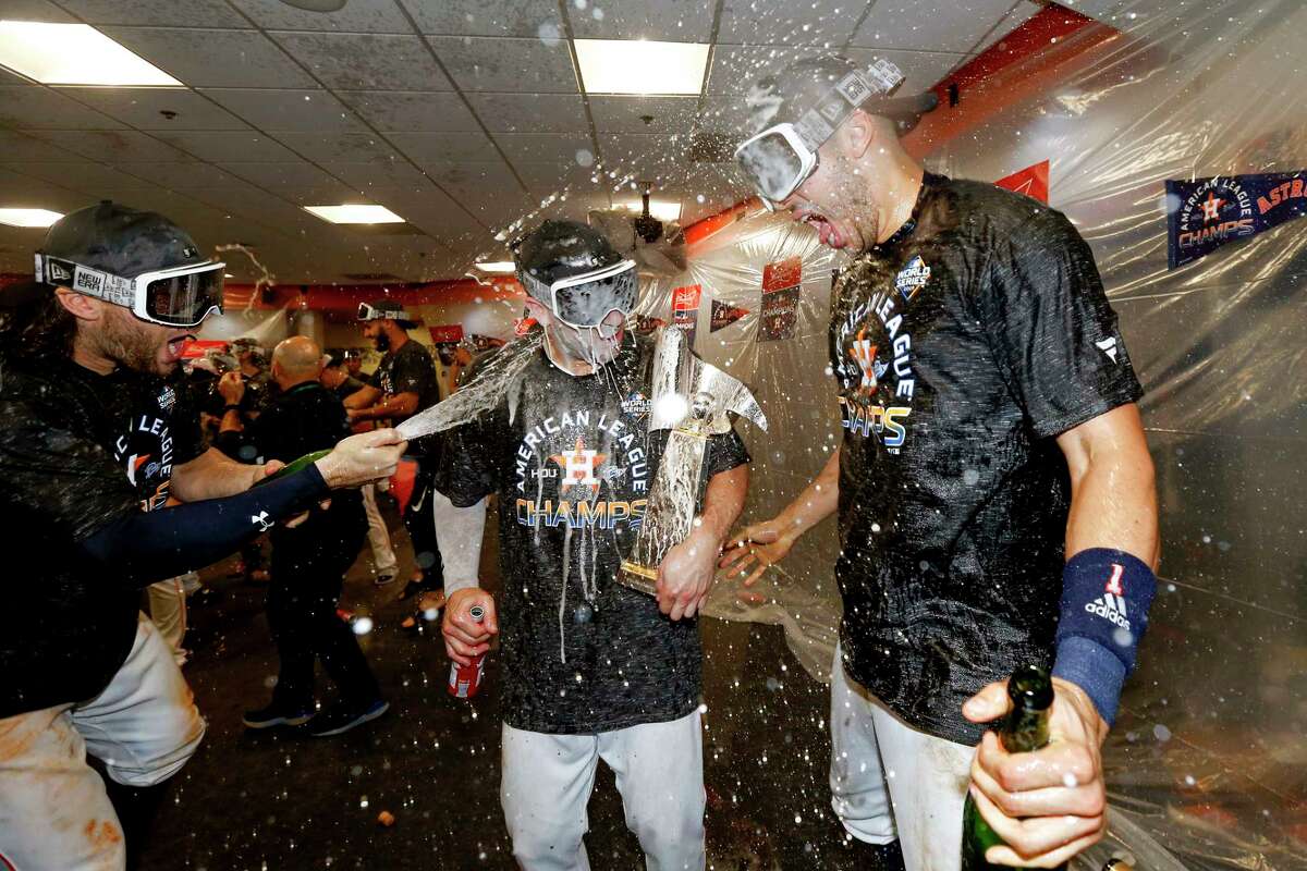 Inside the Astros' World Series-clinching clubhouse celebration