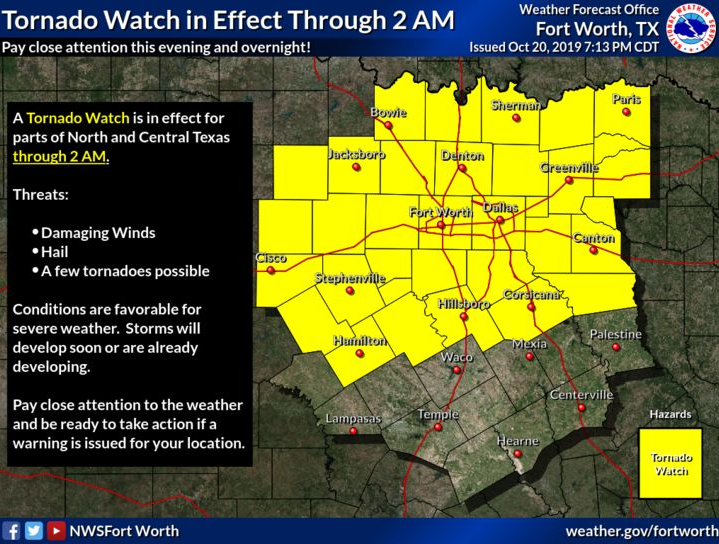 Tornado in north Dallas causing 'significant damage,' meteorologists say