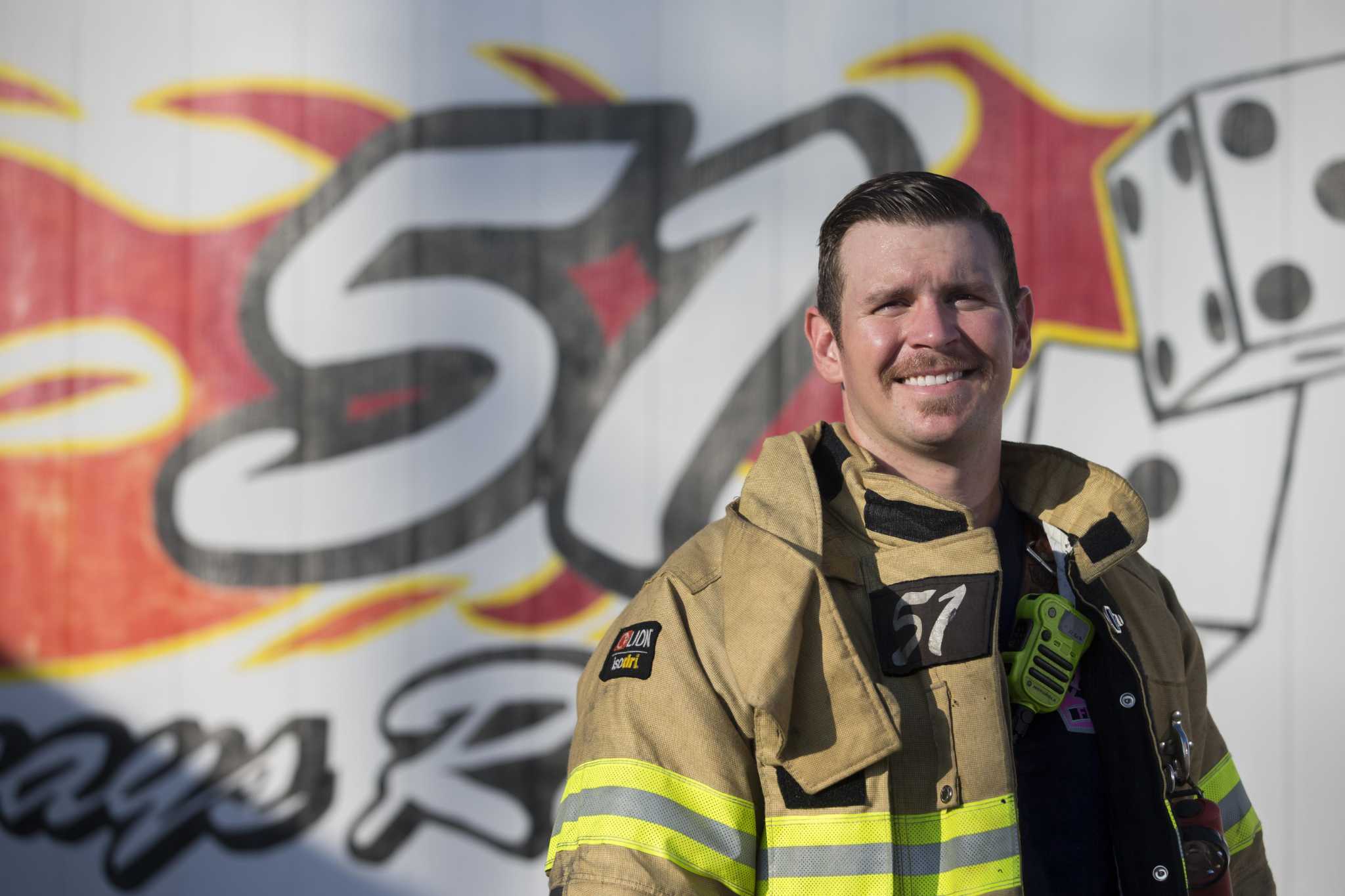 Larry Conrad Gutierrez’s high energy helps him tackle firefighter and ...