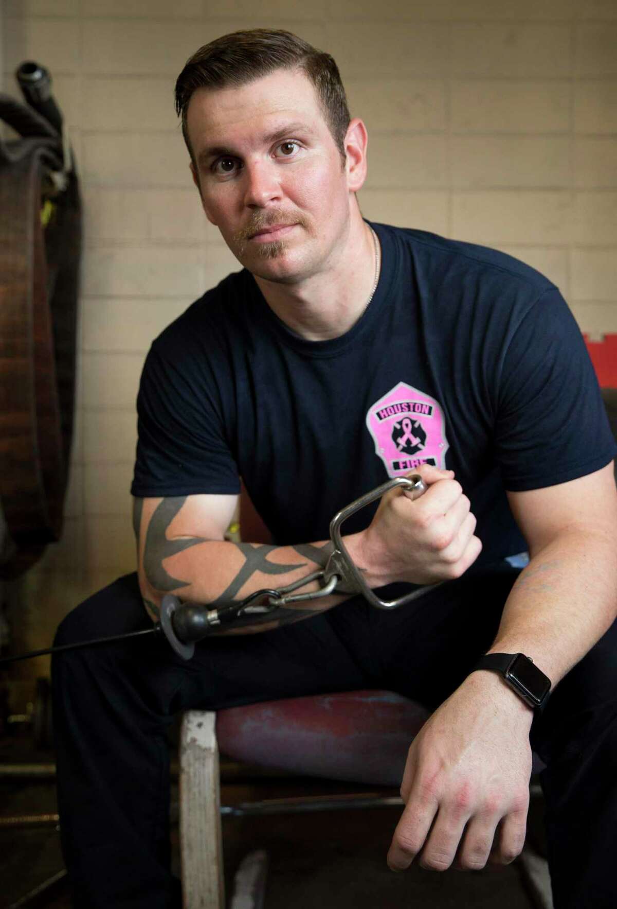 Larry Conrad Gutierrez’s high energy helps him tackle firefighter and ...