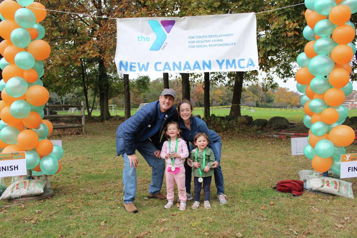 New Canaan YMCA Family Fun Obstacle Run a success