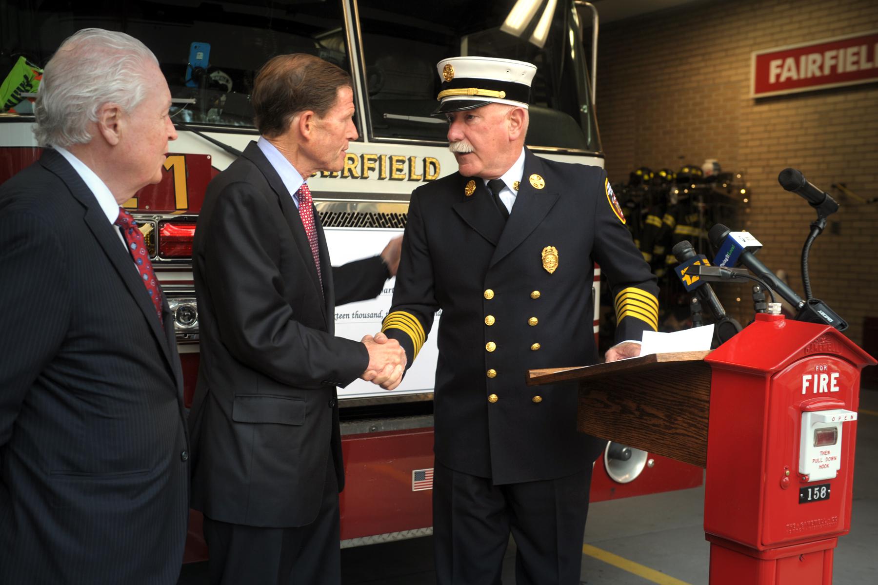 FEMA grant to fund breathing equipment for Fairfield firefighters