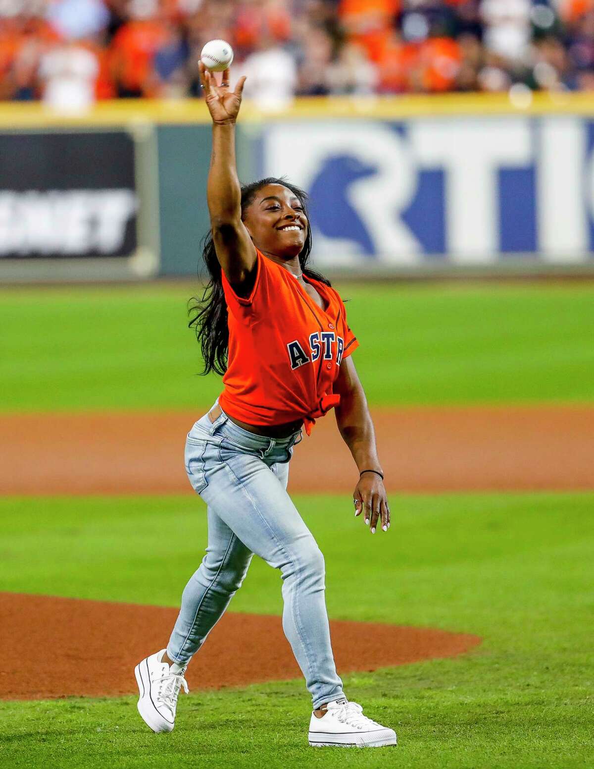 The most memorable first pitches of the Astros' 2019 season
