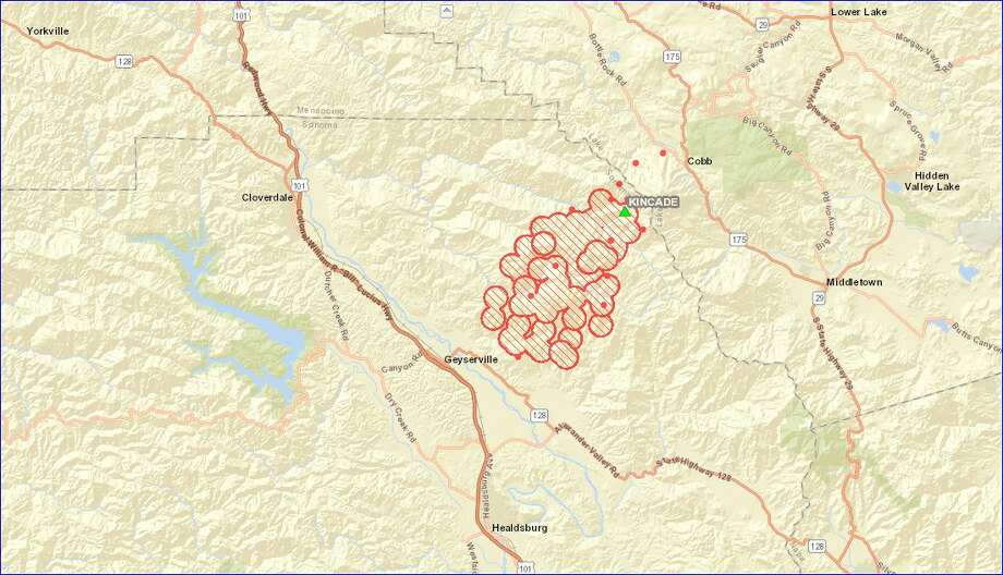 Map: Kincade Fire burning in north Sonoma County - SFGate