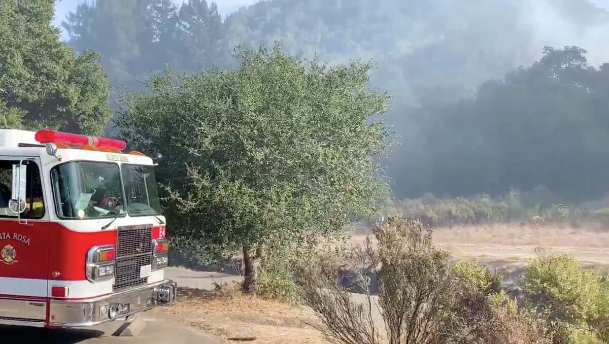 Vegetation fire near Annadel State Park in Santa Rosa contained, while ...