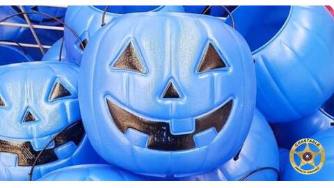 What to do if you see children with blue trick-or-treat buckets this ...