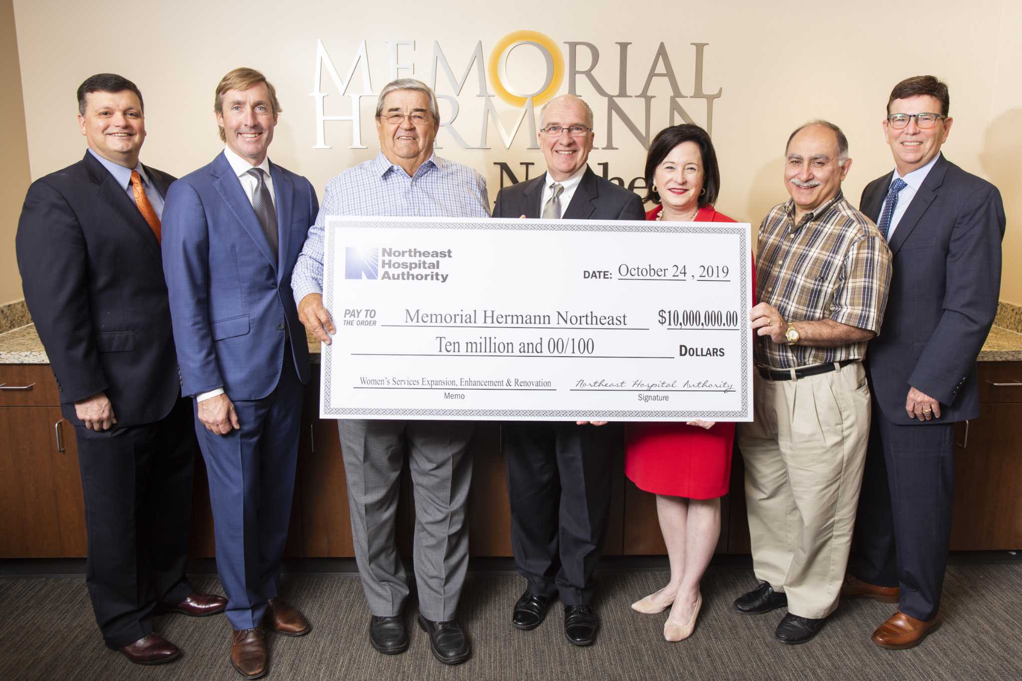Roundups: Memorial Hermann receives donation for women’s services