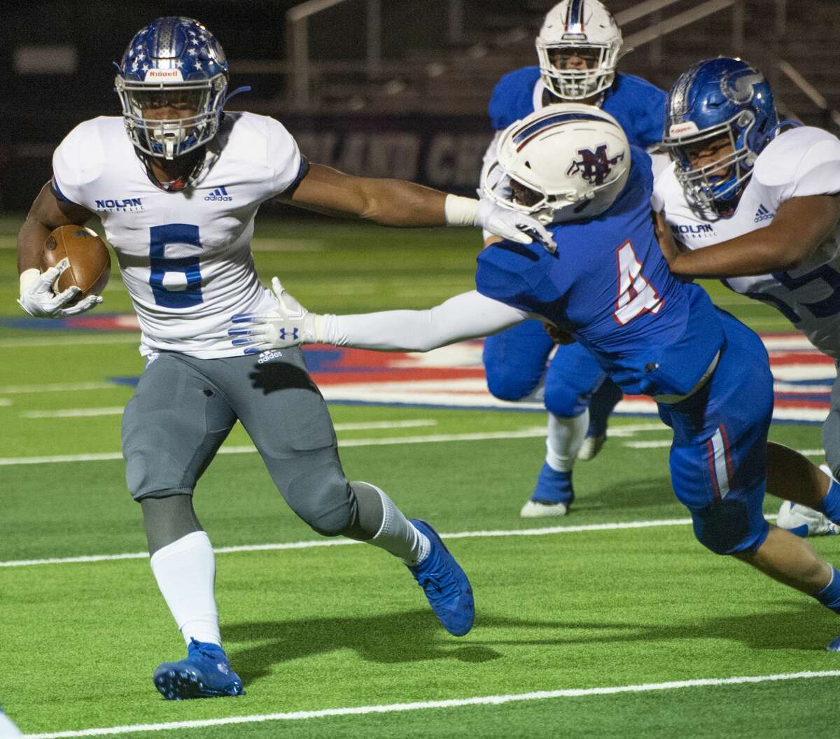 HS FOOTBALL: No. 2 Nolan takes advantage of mistakes to beat MCS