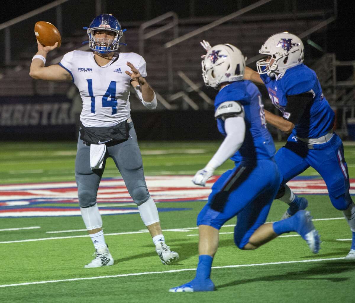 HS FOOTBALL: No. 2 Nolan takes advantage of mistakes to beat MCS