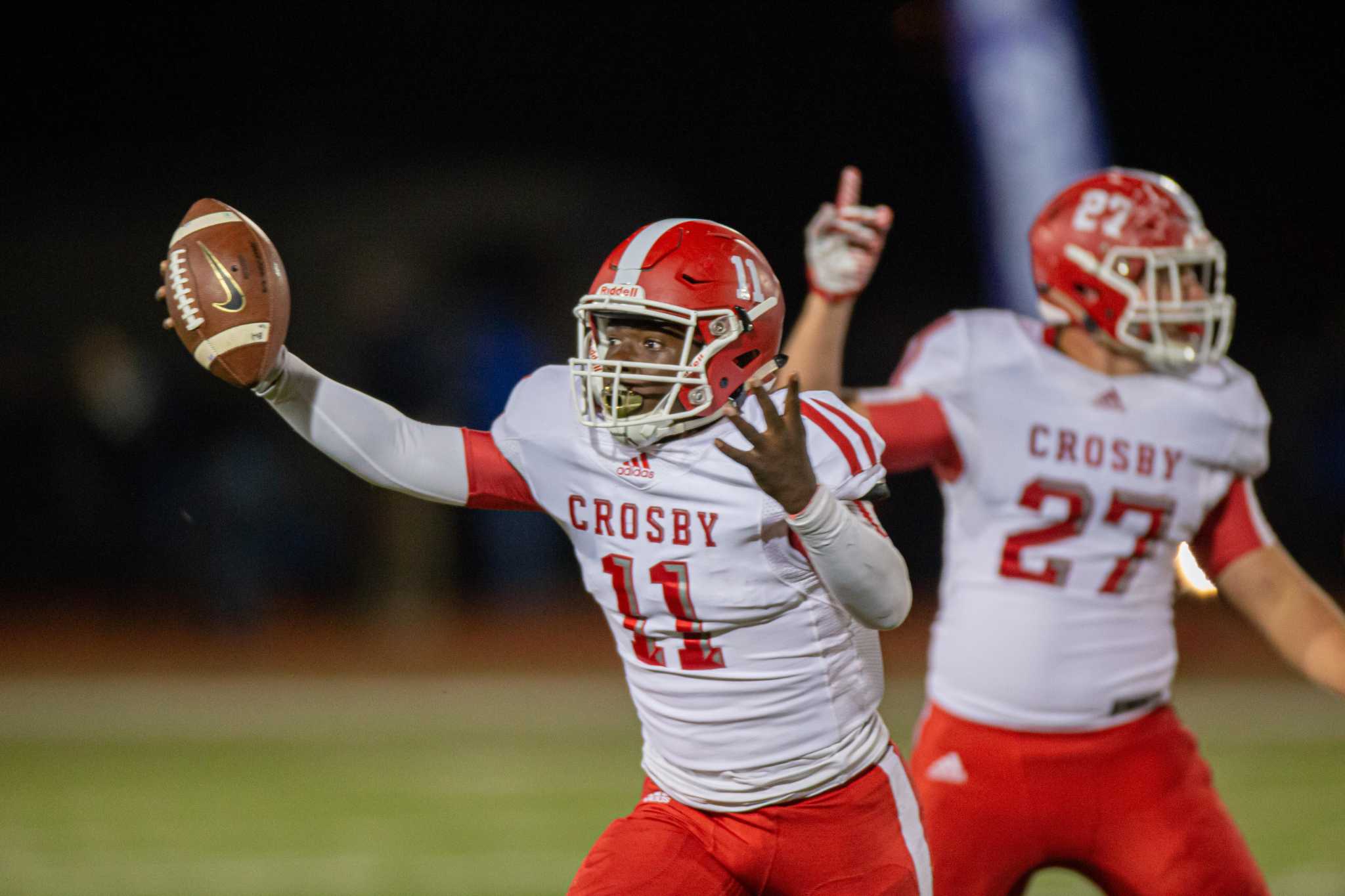 Football: Crosby to host home playoff game against Willowridge, tonight