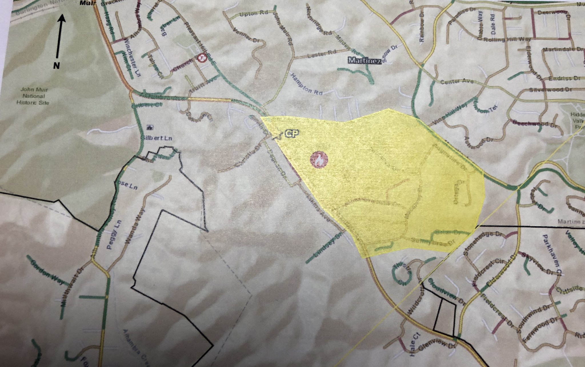 Martinez fire contained, one firefighter injured