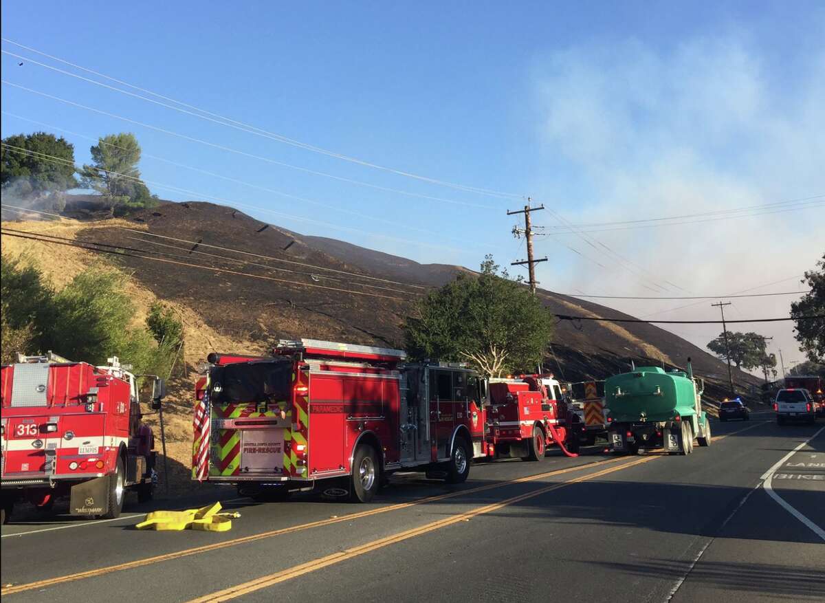 Martinez fire contained, one firefighter injured