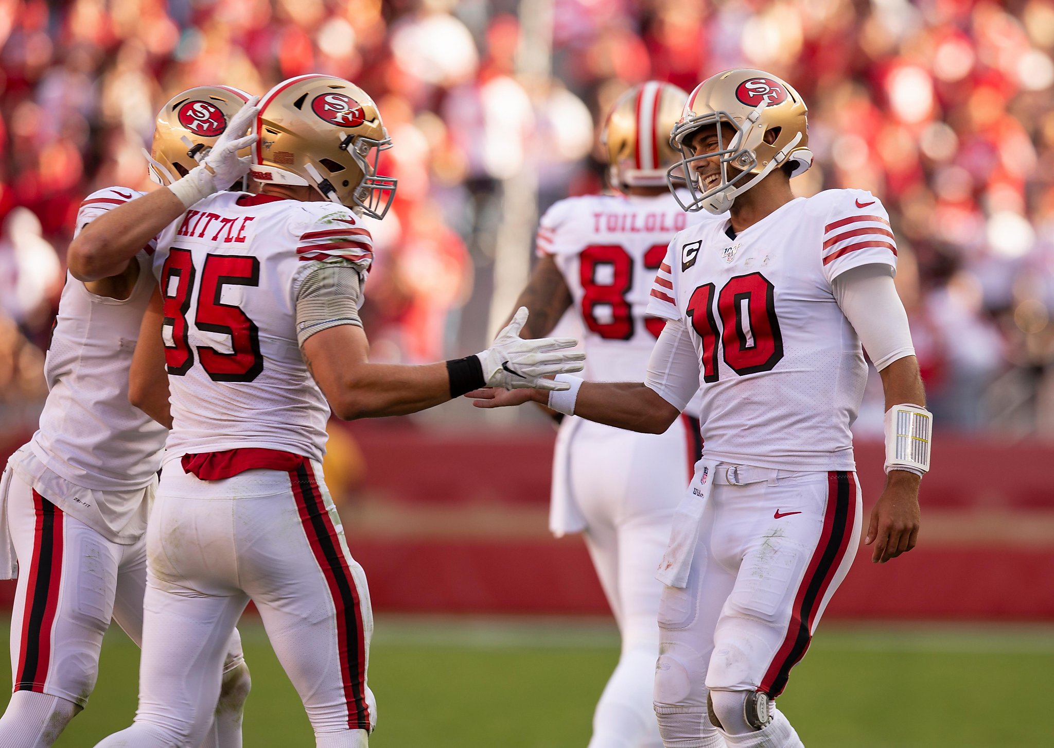49ers a band on the run, piling up hit after hit in platinum season
