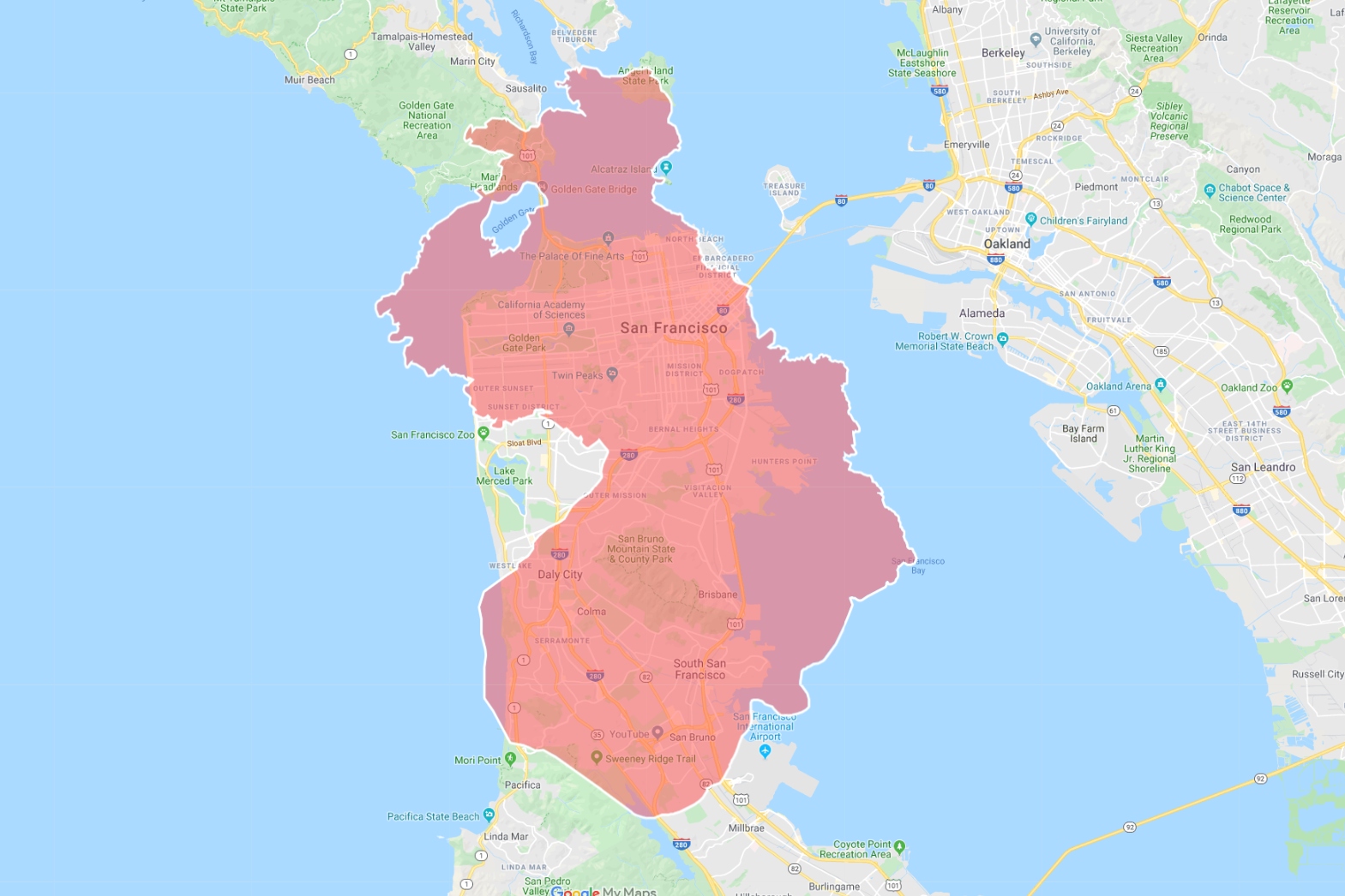 Maps: Kincade Fire explodes to 5 times the size of Manhattan