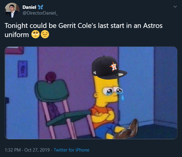 Astros memes beg Gerrit Cole to stay in Houston