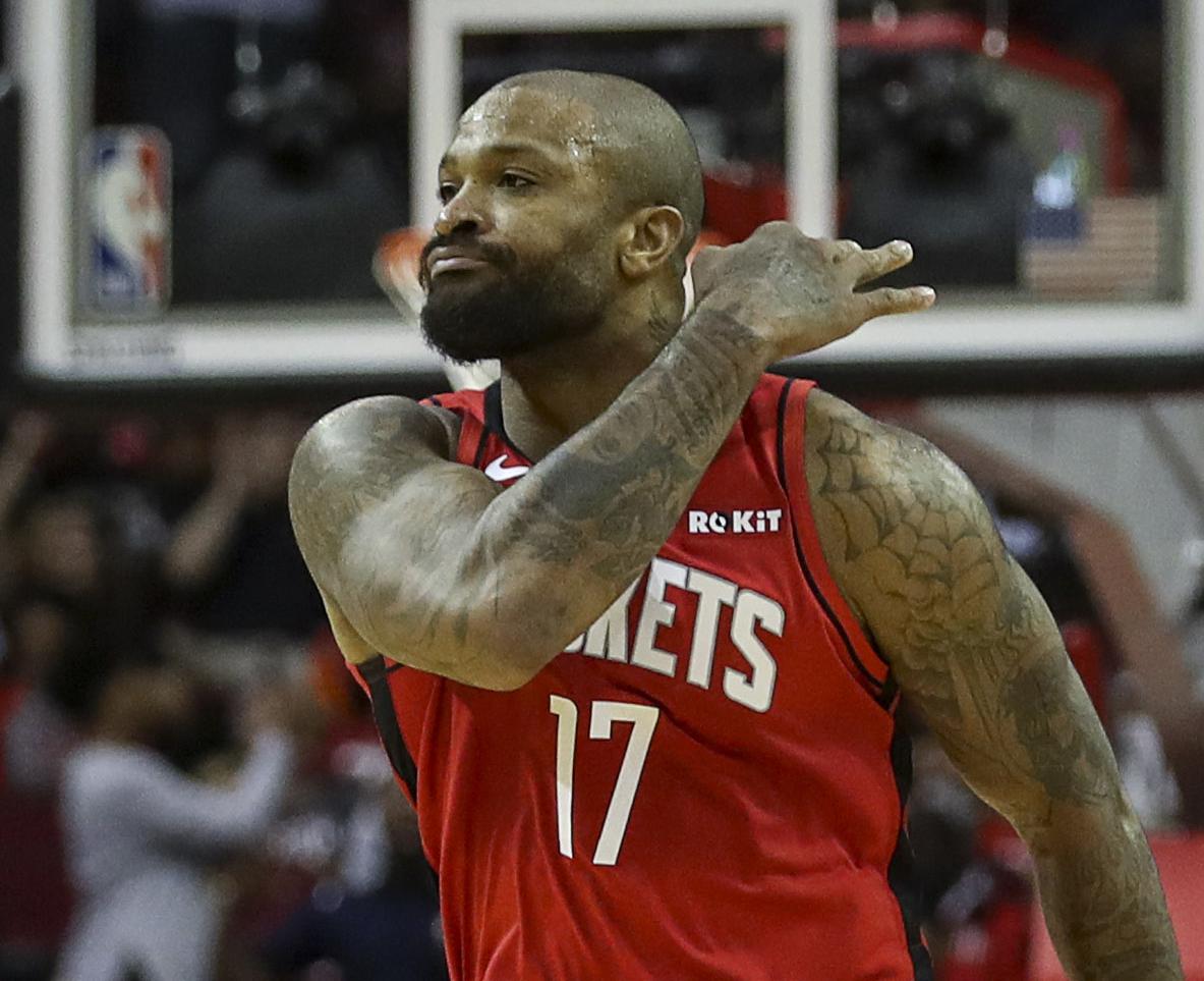 As small-ball ‘center,’ P.J. Tucker plays his usual game