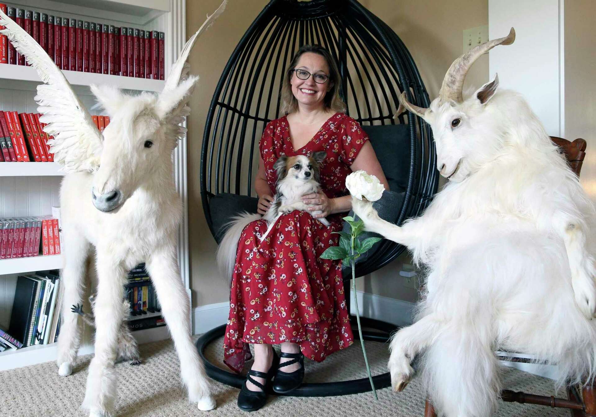 San Antonio author Jenny Lawson of TheBloggess.com prepares to open a ...