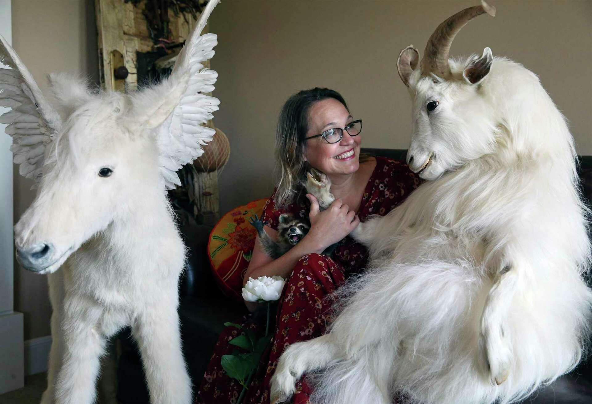 San Antonio author Jenny Lawson of TheBloggess.com prepares to open a ...