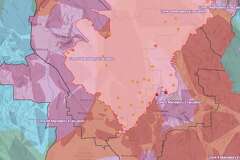 Maps: Kincade Fire continues to burn in Sonoma County