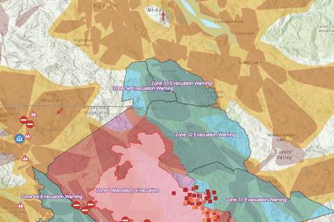 Maps: Kincade Fire continues to burn in Sonoma County