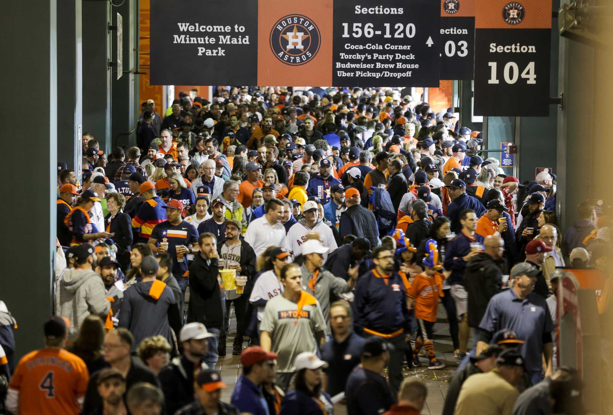 Astros sued by fans arrested at Game 7 of World Series