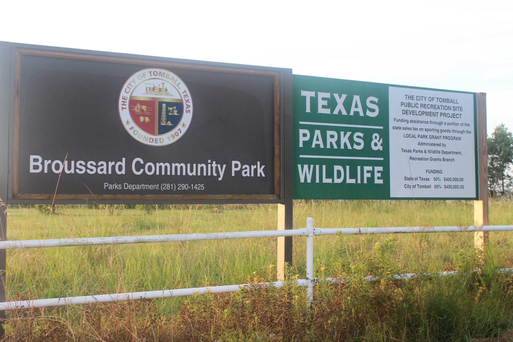 Tomball, county merging parks