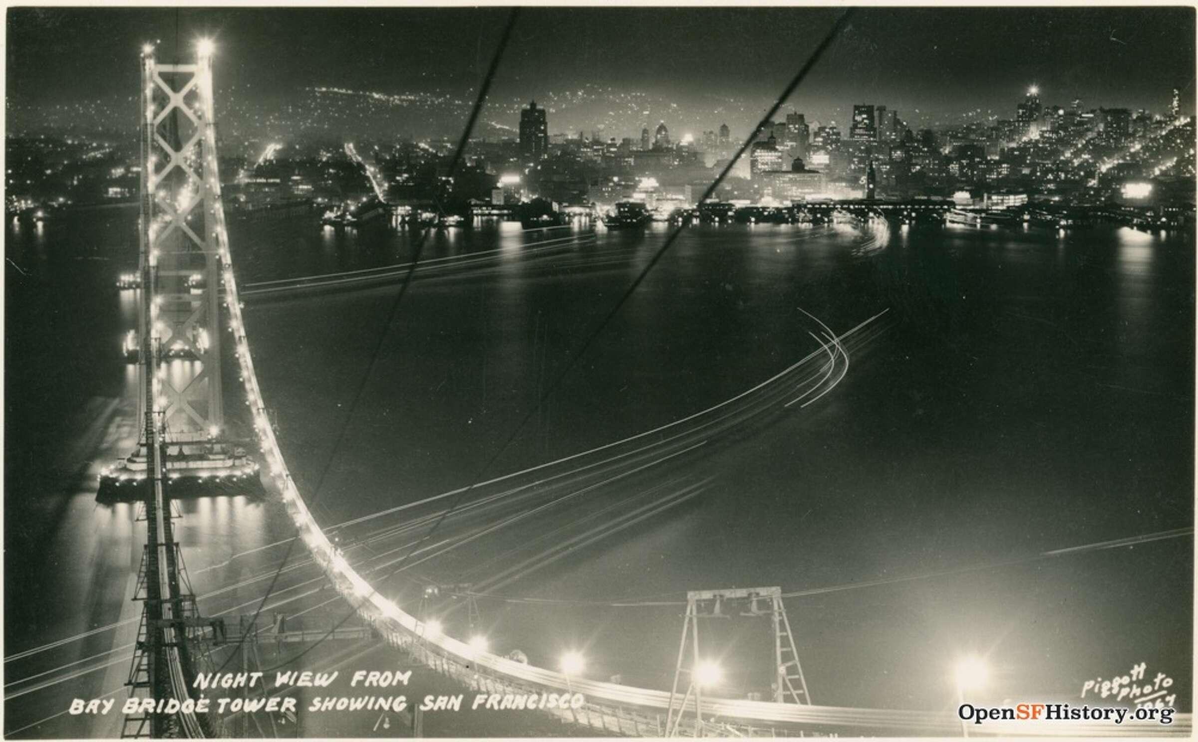 Striking photos show the Bay Bridge under construction