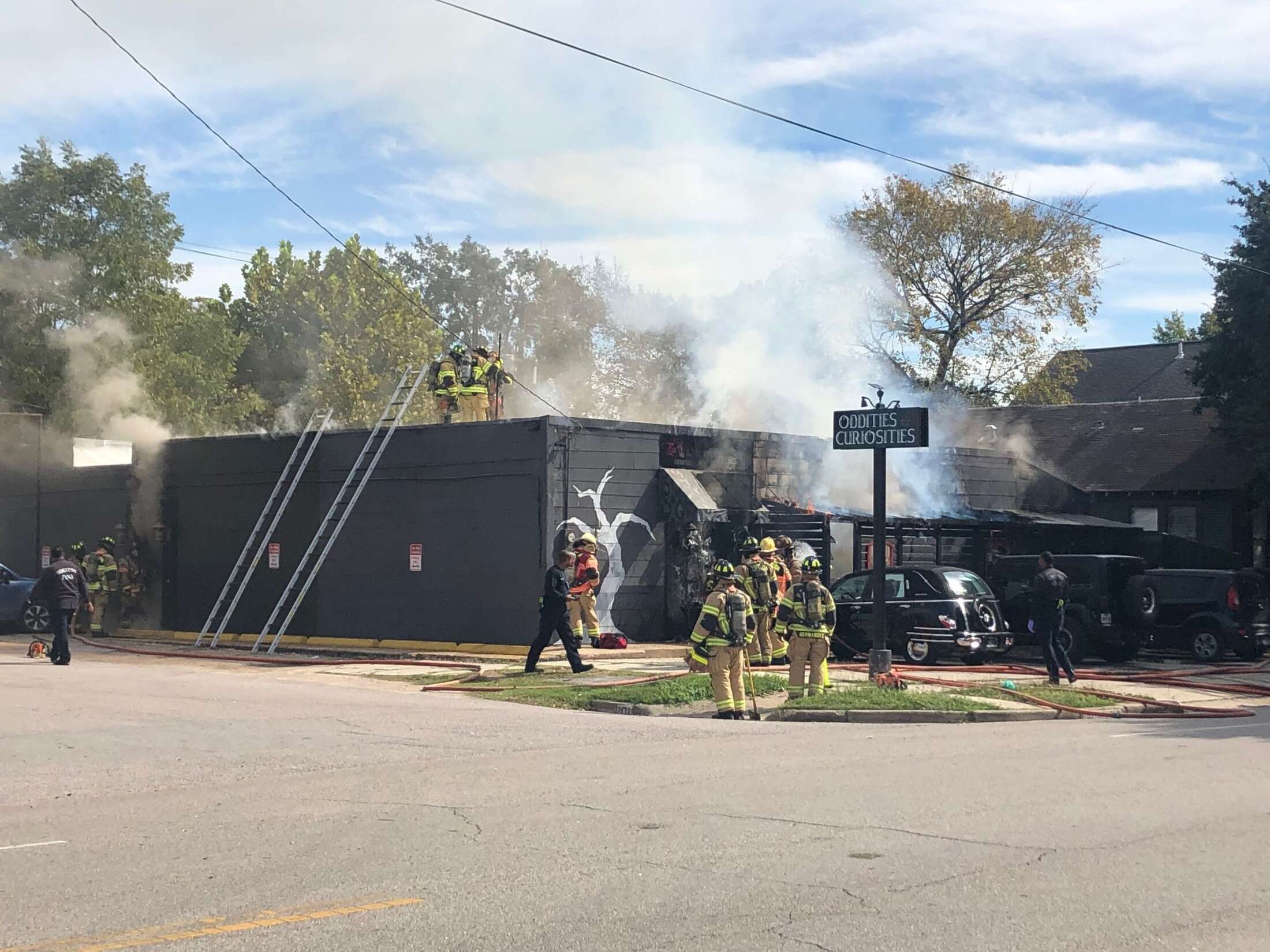 Heights shop vows to rebuild after bizarre arson case