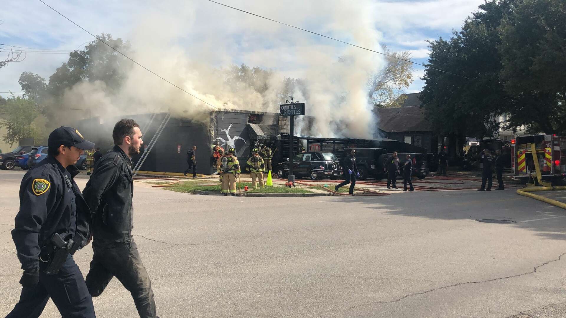 Heights shop vows to rebuild after bizarre arson case