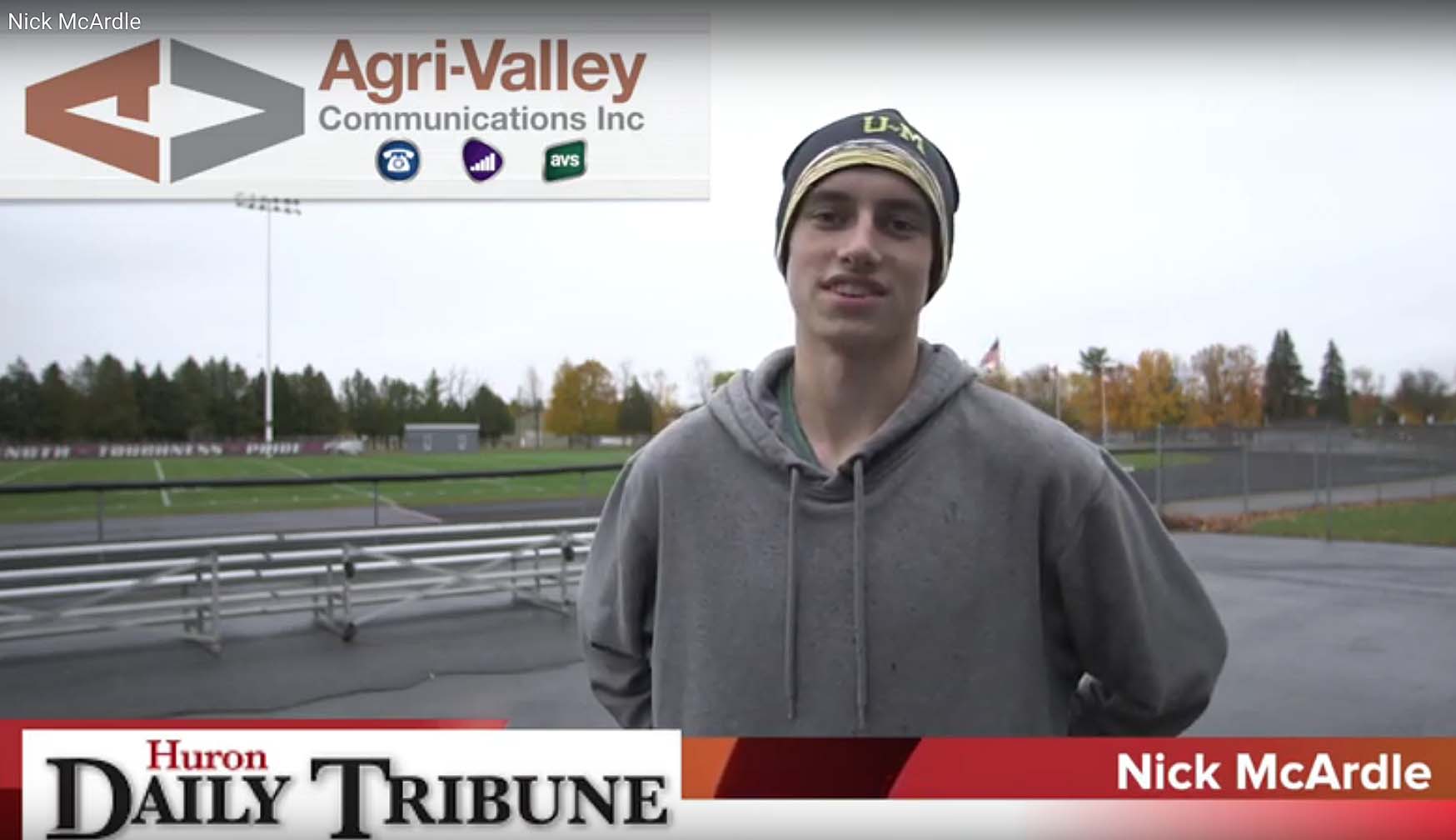 Nick McCardle is the Agri-Valley Athlete of the Week
